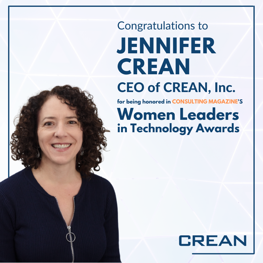 Jennifer Crean Awarded for Excellence in Leadership by Consulting ...